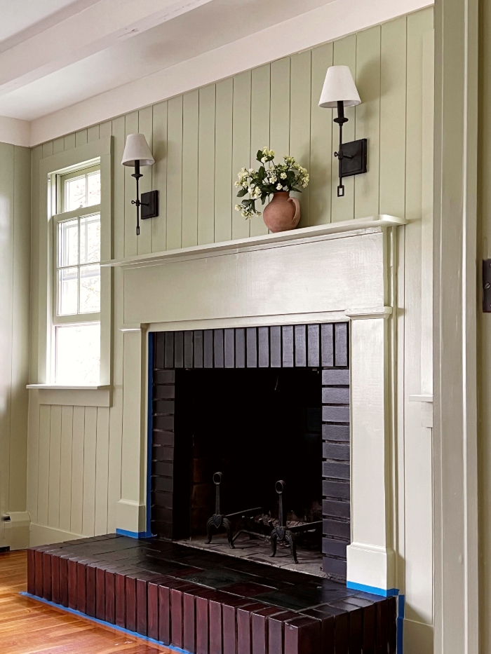 A Colonial Style Fireplace Makeover