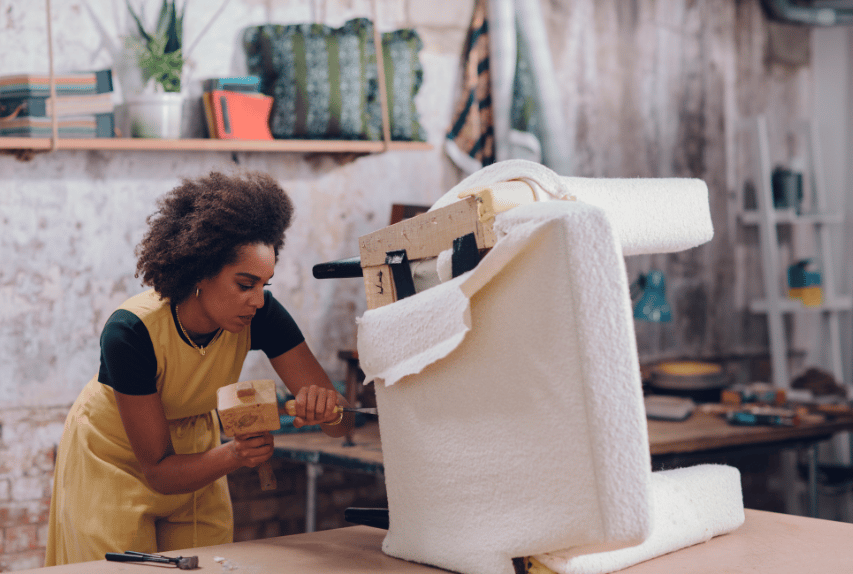 Learn Modern Upholstery with Micaela Sharp & Create Academy